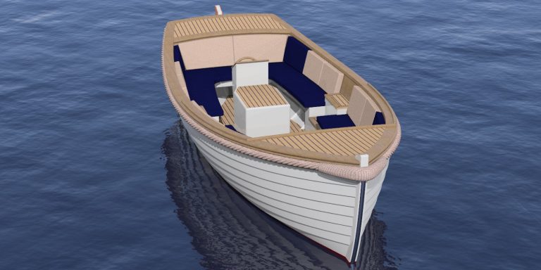 7.0m Classic Motor Launch with Electric propulsion - Queens Yacht ...